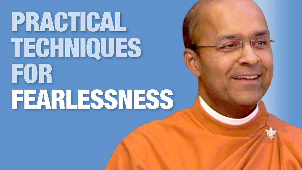 Talk on “How to Overcome Fear” by Swami Kamalananda Giri