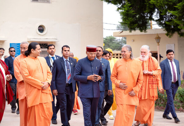 Former President of India Sri Ram Nath Kovind Visits YSS Dwarahat ...