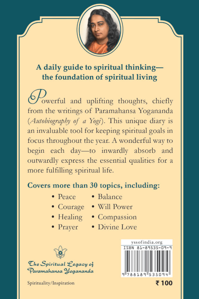 Spiritual Diary - Yogoda Satsanga Society of India